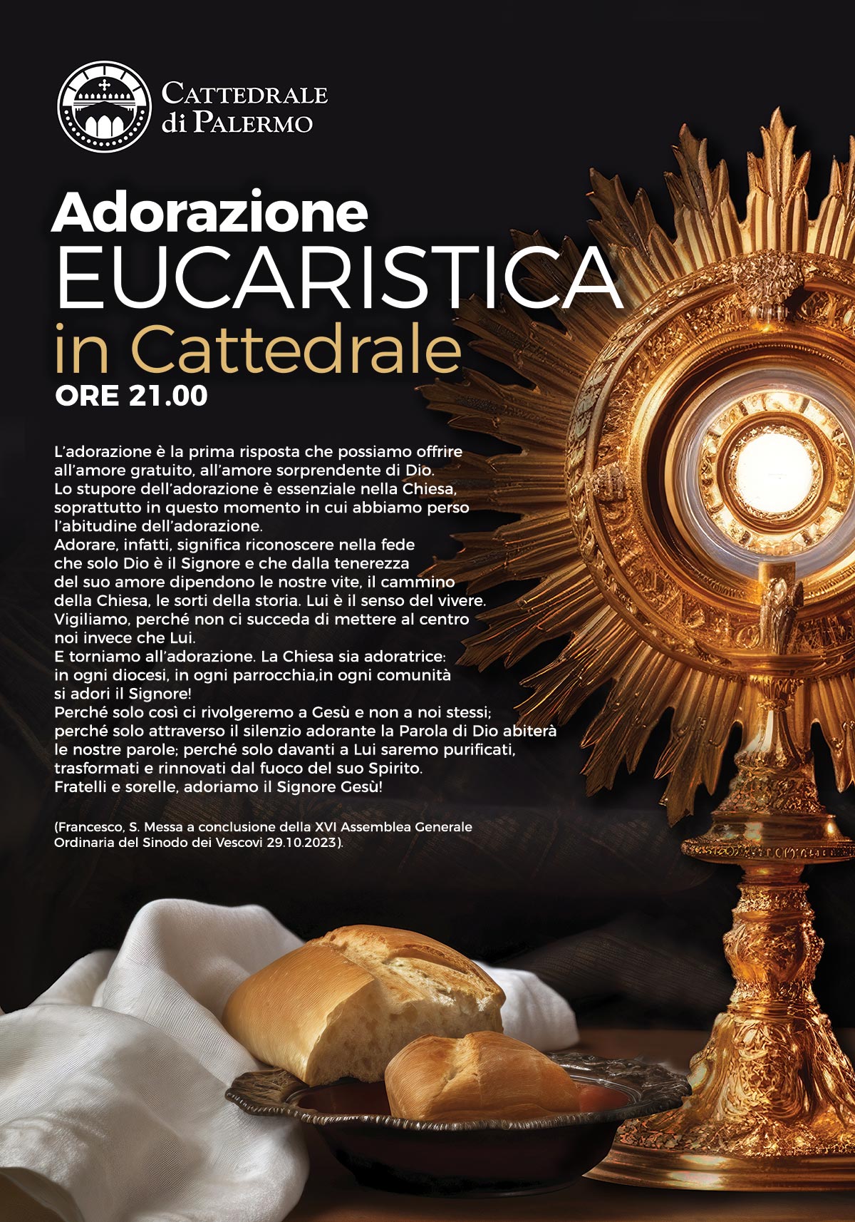 Adorazione Eucaristica in Cattedrale